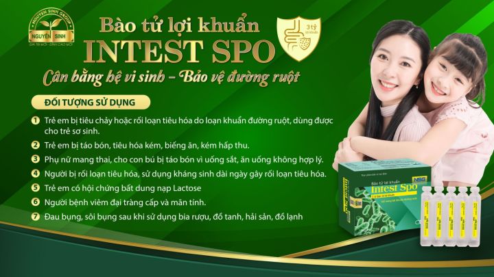 Bào Tử Lợi Khuẩn Intest Spo NSG Nguyên Sinh Có Tốt Không? Mua Ở Đâu ...