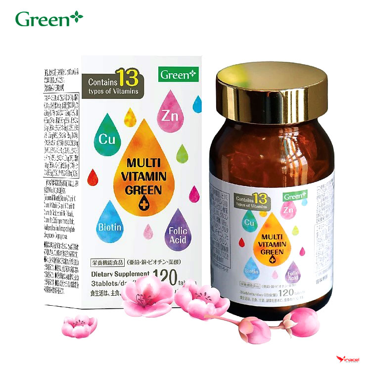 Viên Uống Multivitamin Green+ - Bổ Sung Vitamin Và Khoáng Chất Thiết Yếu
