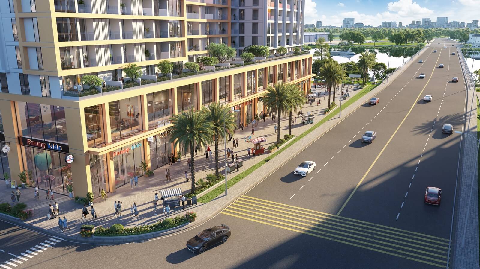 Shophouse Khối Đế Sun Cora Tower Đà Nẵng - Lợi Nhuận Vàng, Vị Trí Kim Cương
