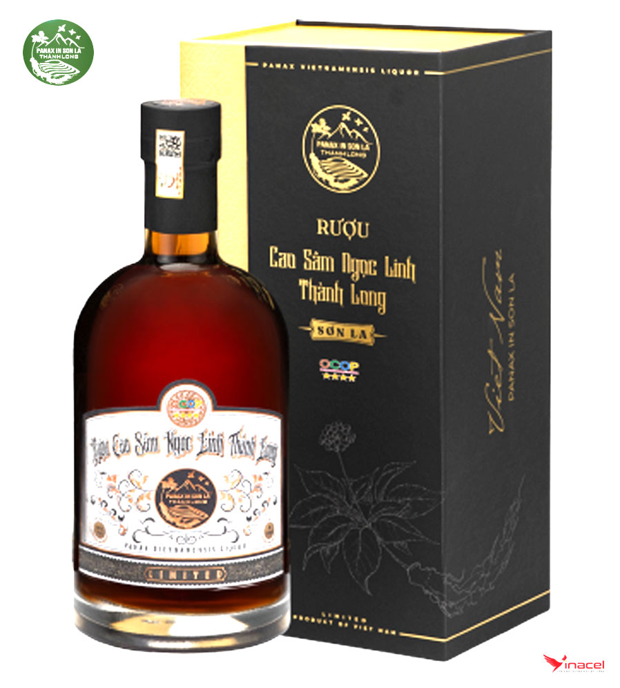 Rượu Cao Sâm Ngọc Linh Thành Long Chính Hãng