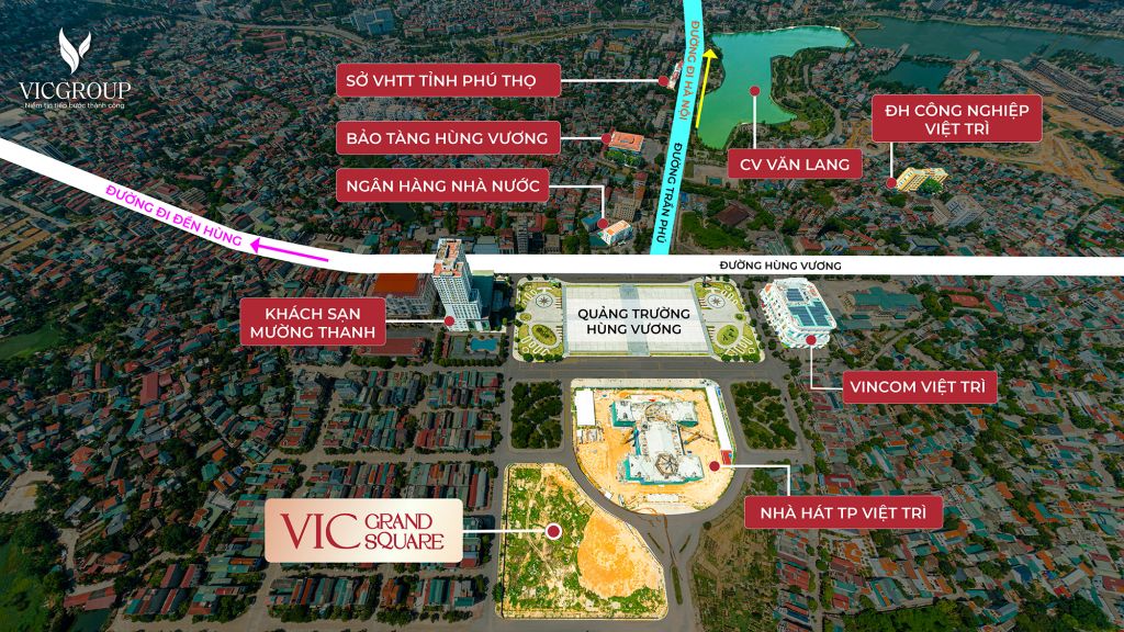 Chung Cư Vic Grand Square Việt Trì - Nâng Tầm Chuẩn Sống Thượng Lưu